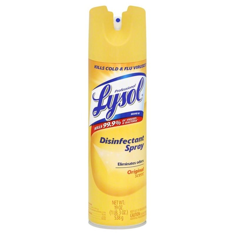 Lysol Disinfectant Spray, Original Scent (19 oz) - Instacart