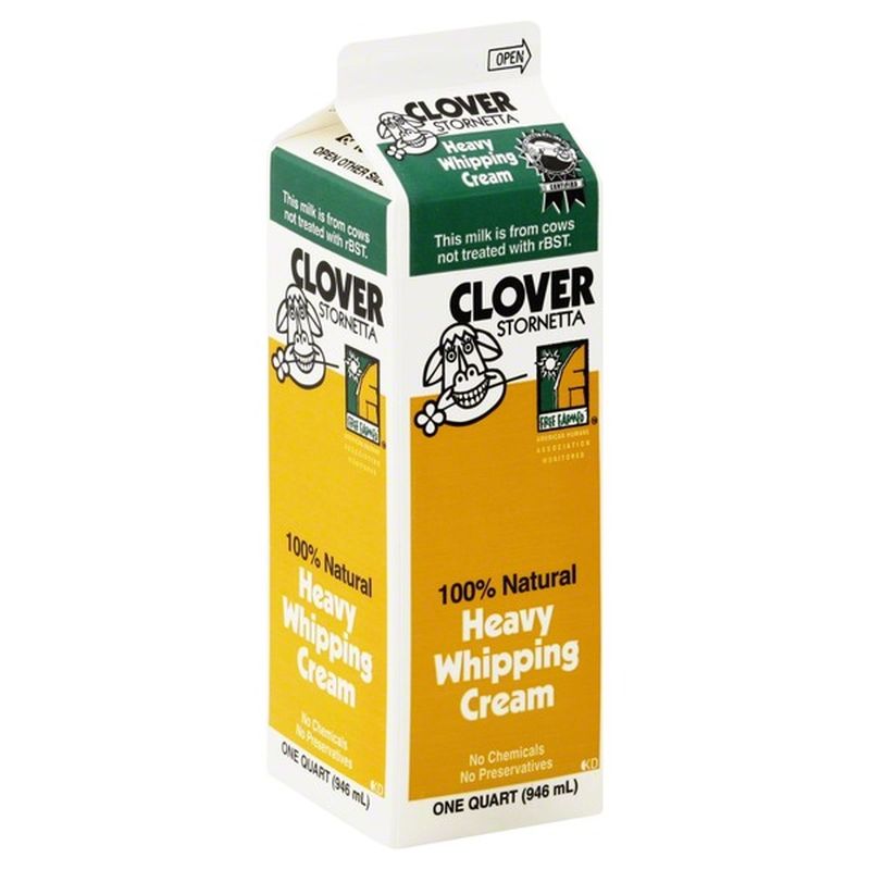 Clover Sonoma Conventional Heavy Whipping Cream Quart (32 oz) - Instacart