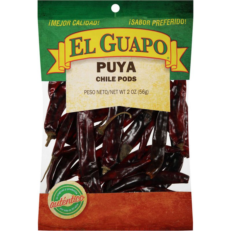 El Guapo® Whole Puya Chili Pods (Chile Puya Entero) (2 oz) - Instacart