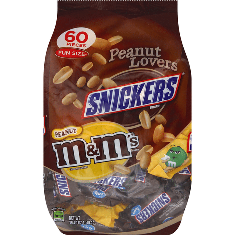 Mars Peanut Lovers Fun Size Variety Pack (60 each) - Instacart