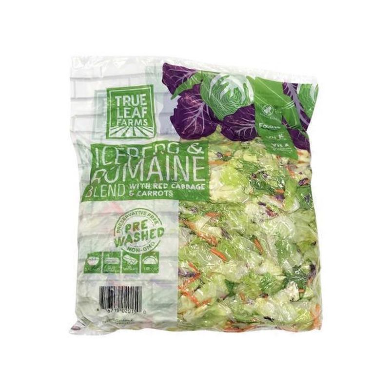 True Leaf Farms Iceberg & Romaine Blend With Red Cabbage & Carrots ...