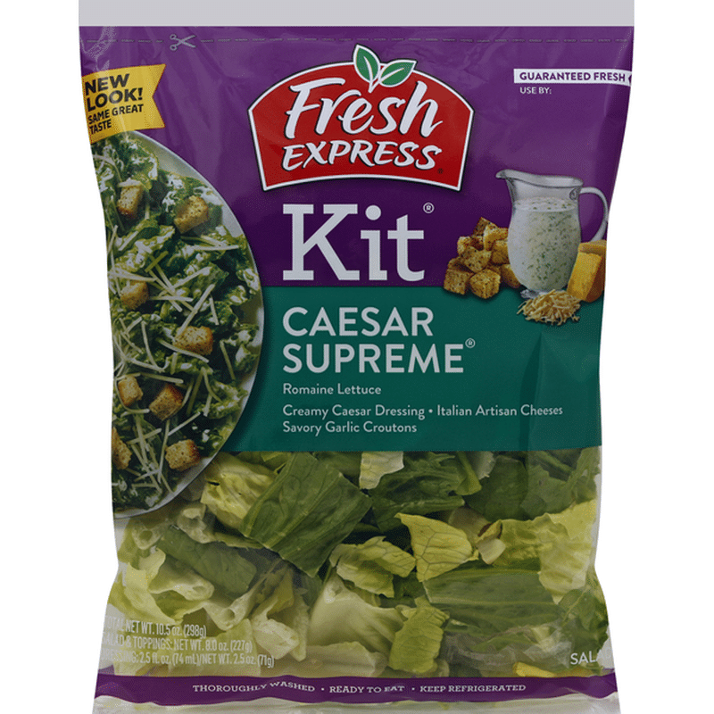 Fresh Express Salad Kit, Caesar Supreme (10.5 oz Bag) - Instacart