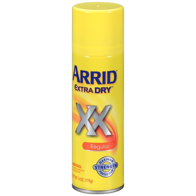 Arrid Xx Extra Dry Aerosol Antiperspirant Deodorant, Regular, (6 oz ...
