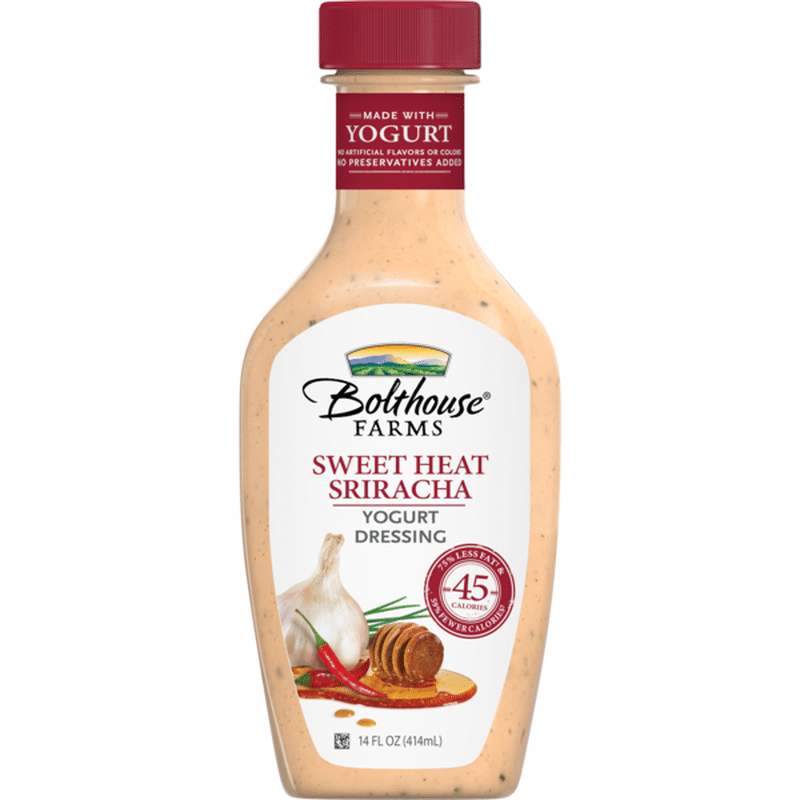 Bolthouse Farms Yogurt Dressing Sweet Heat Sriracha (14 fl oz) - Instacart