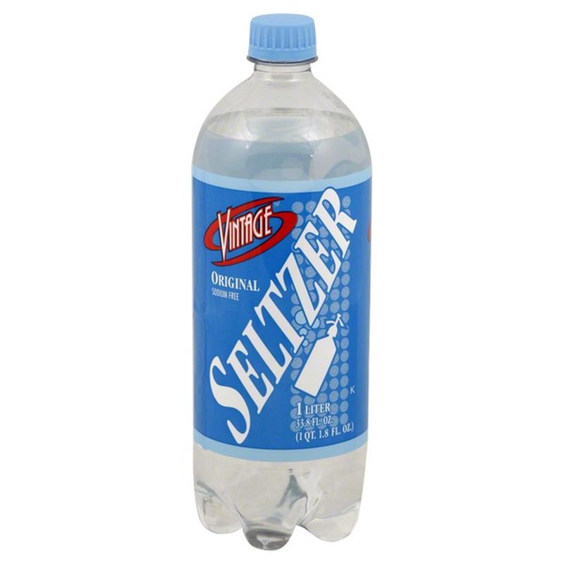 Vintage Seltzer Plain Water Seltzer (1 L) - Instacart