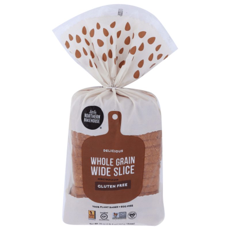 Little Northern Bakehouse Bread, Wide Slice, Gluten Free, Whole Grain ...