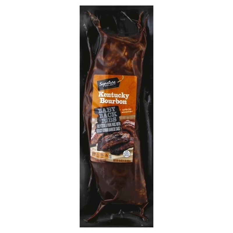 Signature Select Baby Back Ribs Fully Cooked Pork Ribs With Kentucky ...