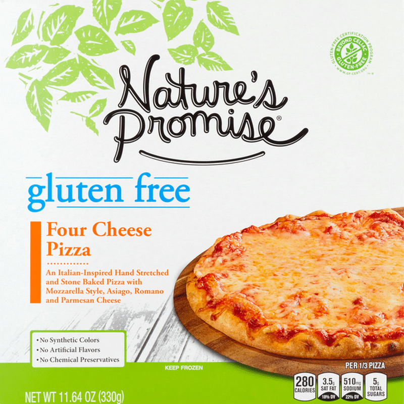 Nature's Promise Pizza, Gluten Free, Four Cheese (11.64 oz) - Instacart