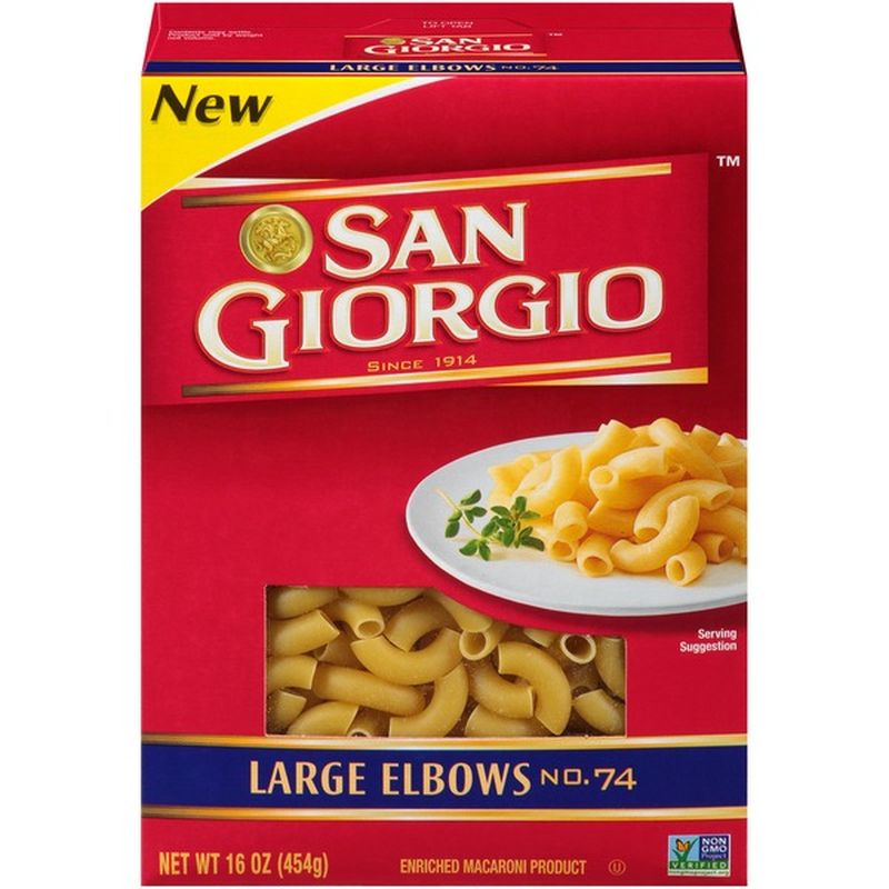 San Giorgio Large Elbows Pasta (454 g) - Instacart