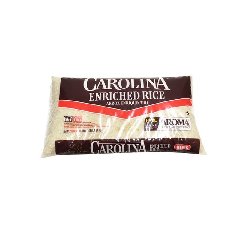 Carolina Enriched Extra Long Grain White Rice (160 oz) - Instacart