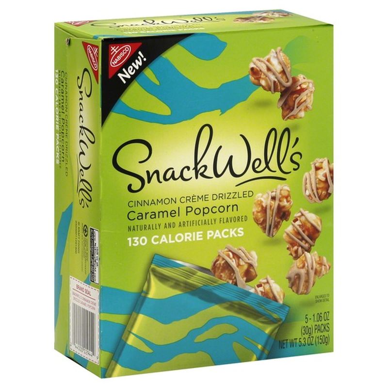 SnackWell's Nabisco Snack Well's Caramel Popcorn - 5 CT (1.06 oz ...