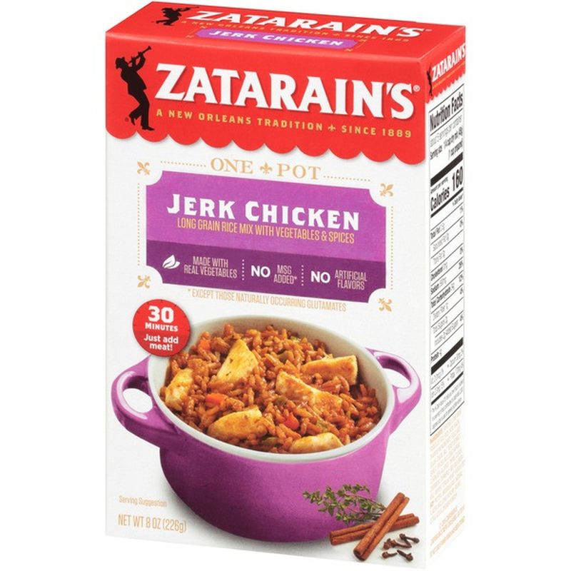 Zatarain's® Jerk Chicken Rice Dinner Mix (8 oz) - Instacart