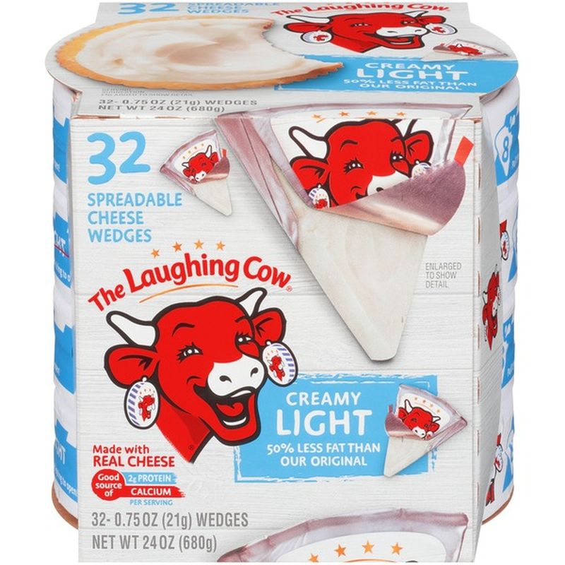 The Laughing Cow Creamy Light Swiss Cheese Spread (24 oz) - Instacart
