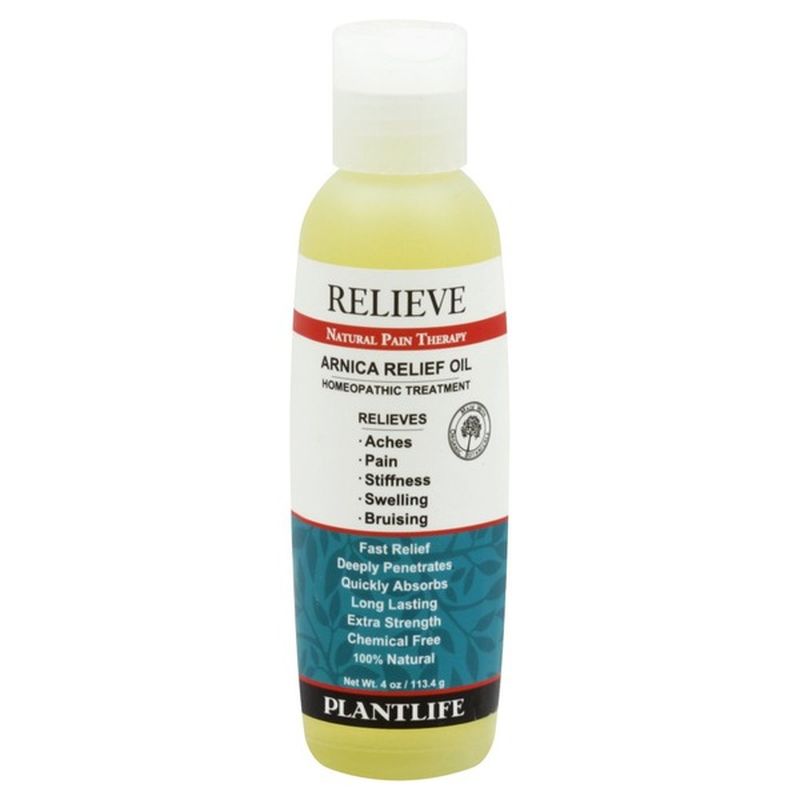 Plantlife Relief Oil, Arnica, Relieve (4 oz) - Instacart
