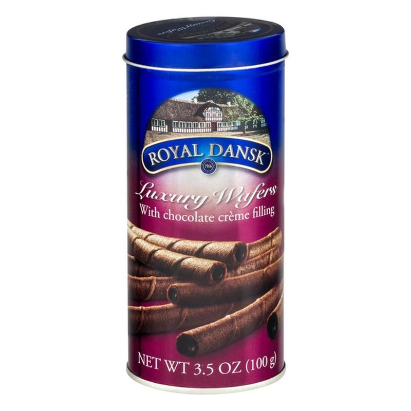 Royal Dansk Luxury Wafers with Chocolate Crème Filling (3.5 oz) - Instacart