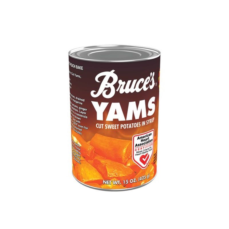 Bruce's Yams Cut Sweet Potatoes in Syrup (15 oz) - Instacart