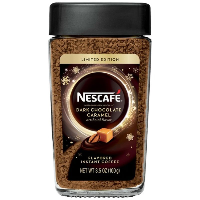 Nescafé Dark Chocolate Caramel Flavored Instant Coffee (3.5 oz) - Instacart