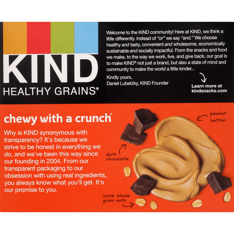 KIND Granola Bars, Peanut Butter Dark Chocolate (1.2 oz) from Vons ...