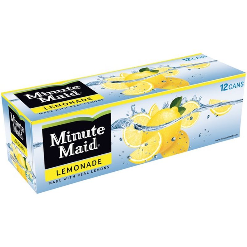 Minute Maid Lemonade Made W/ Real Lemons (12 fl oz) - Instacart