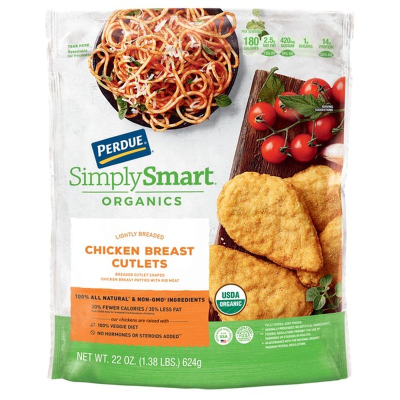 Perdue S Lightly Breaded Chicken Breast Cutlets (1.38 lb) - Instacart