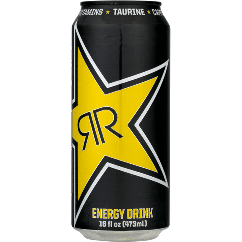 Rockstar Energy Drink Blackout (16 fl oz) - Instacart