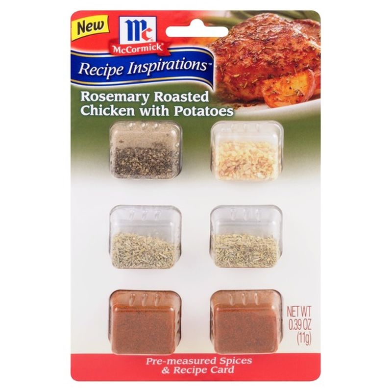 McCormick® Rosemary Roasted Chicken with Potatoes Spices & Recipe Card ...