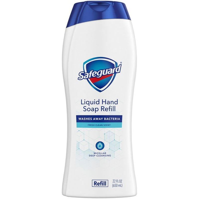 Safeguard Liquid Hand Soap Refill, Micellar Deep Cleansing, Fresh Clean ...