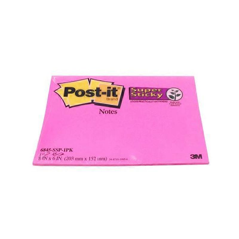 Post It 8x6 Notes (45 ct) - Instacart