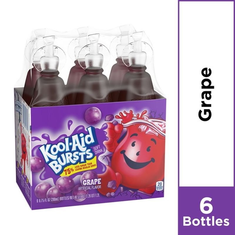 Kool Aid Bursts Grape 6 75 Fl Oz Instacart