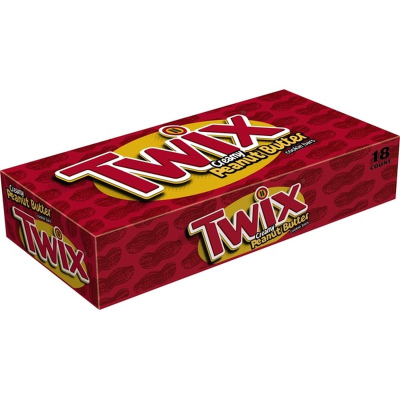 Twix Peanut Butter Singles Size Chocolate Cookie Bar Candy Bar Count ...