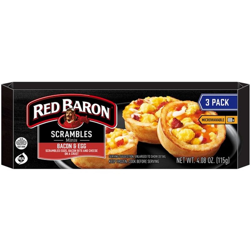 Red Baron Scrambles Bacon & Egg Minis (4.08 oz) - Instacart