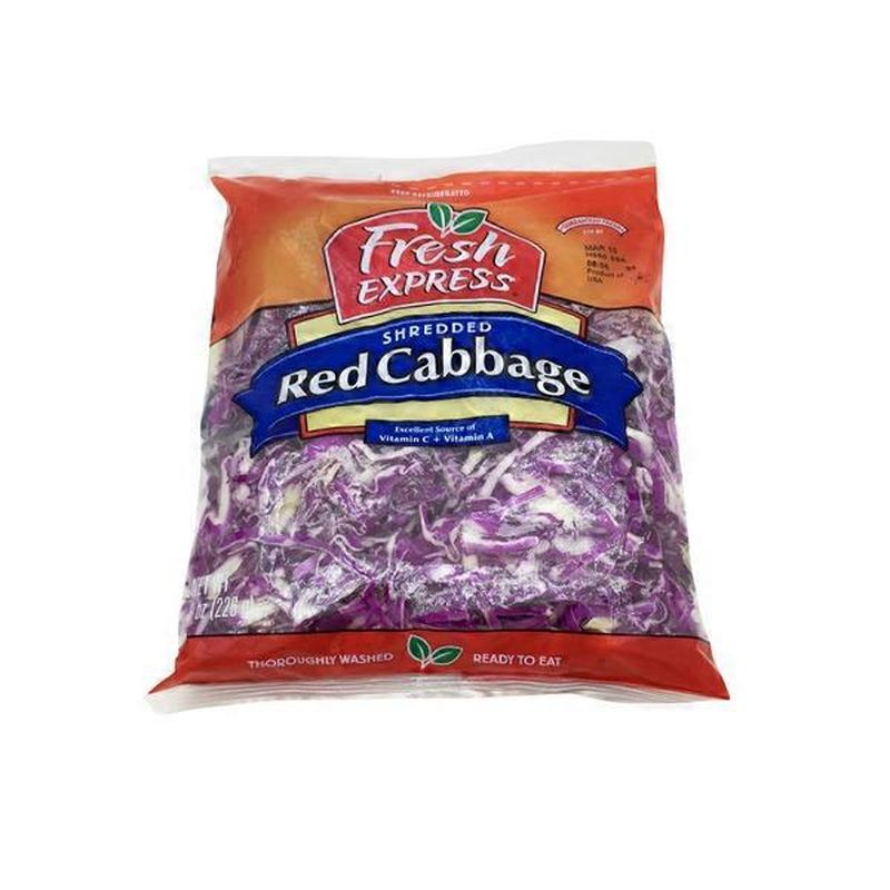 Fresh Express Shredded Red Cabbage (8 oz) - Instacart