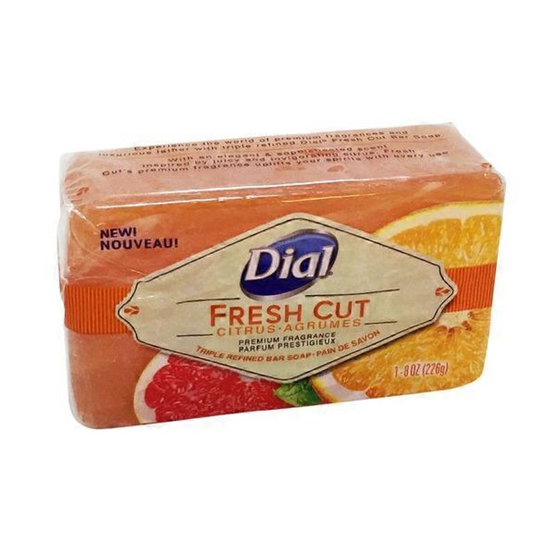 Dial Bar Soap, Triple Refined, Citrus (8 oz) - Instacart