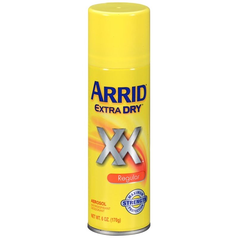 Arrid Xx Extra Dry Aerosol Antiperspirant Deodorant, Regular, (6 oz ...