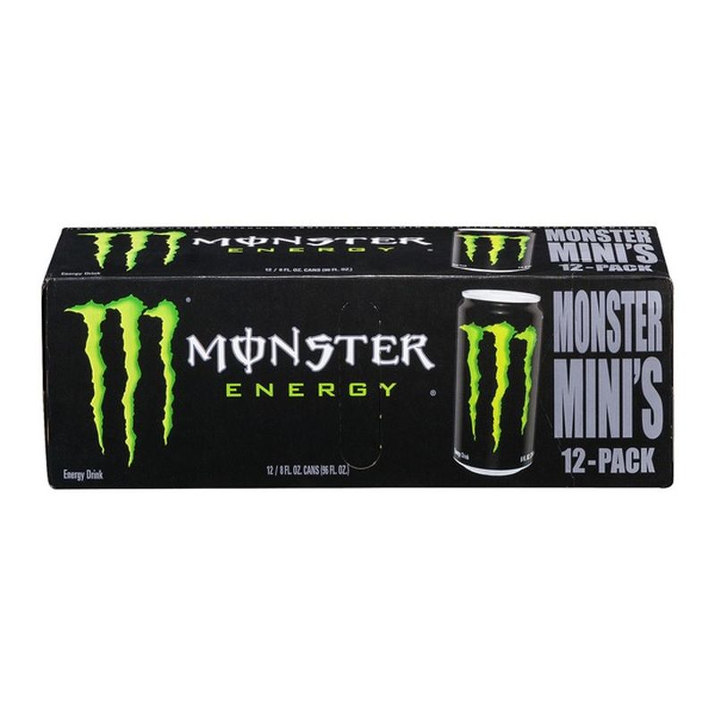Monster Energy Drink Energy Mini's - 12 CT (8 fl oz) - Instacart