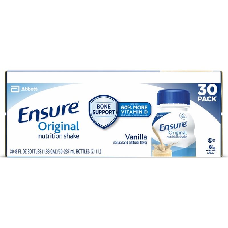 Ensure Original with Fiber Nutrition Shake Vanilla Ready to Drink ...