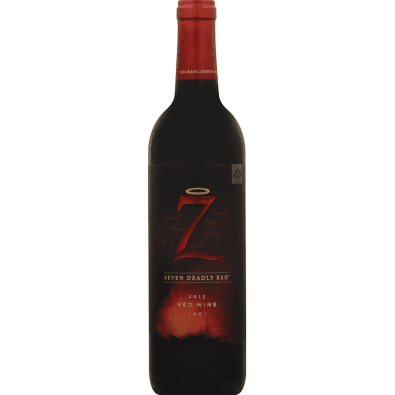 7 Deadly® Red Blend Red Wine (750 ml) - Instacart