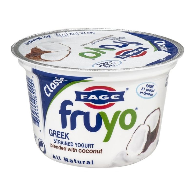 Fage Fruyo Greek Strained Yogurt with Coconut (6 oz) - Instacart