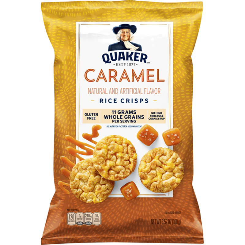 Quaker Caramel Corn Rice Crisps (3.52 oz) - Instacart