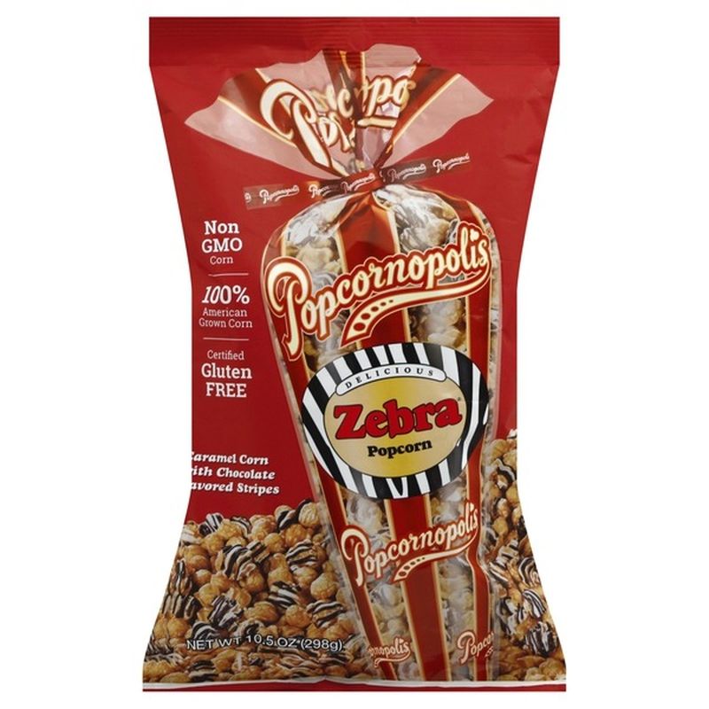 Popcornopolis Popcorn, Zebra (10.5 oz) - Instacart