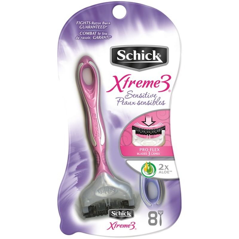 Schick Xtreme 3 Disposable Sensitive Disposable Razors (8 ct) - Instacart