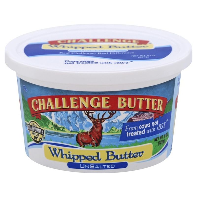 Challenge Whipped Butter, Unsalted (8 oz) Delivery or Pickup Near Me ...