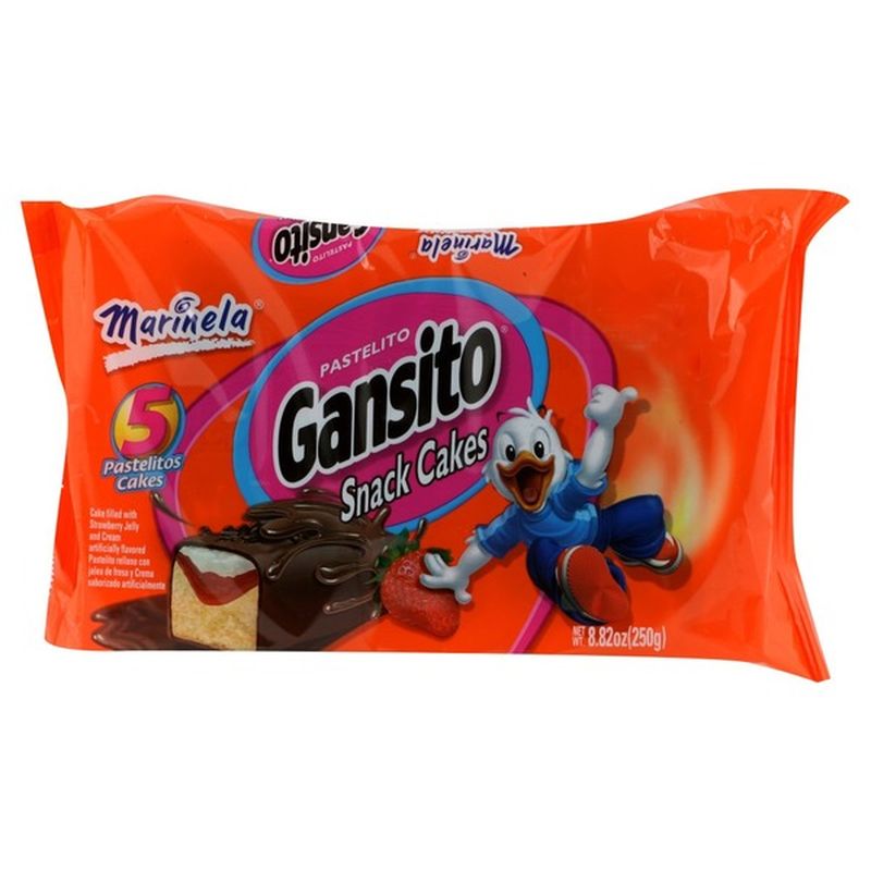 Marinela Snack Cakes, Strawberry Jelly and Cream (5 each) - Instacart