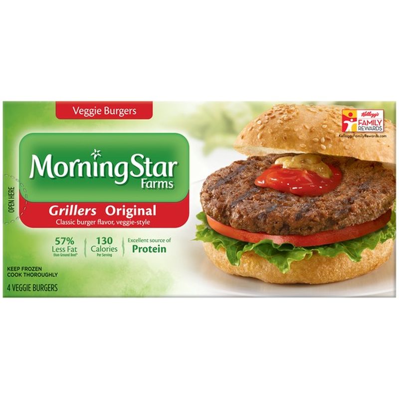 Morning Star Farms Grillers Original Veggie Burgers (4 ct) Delivery or ...