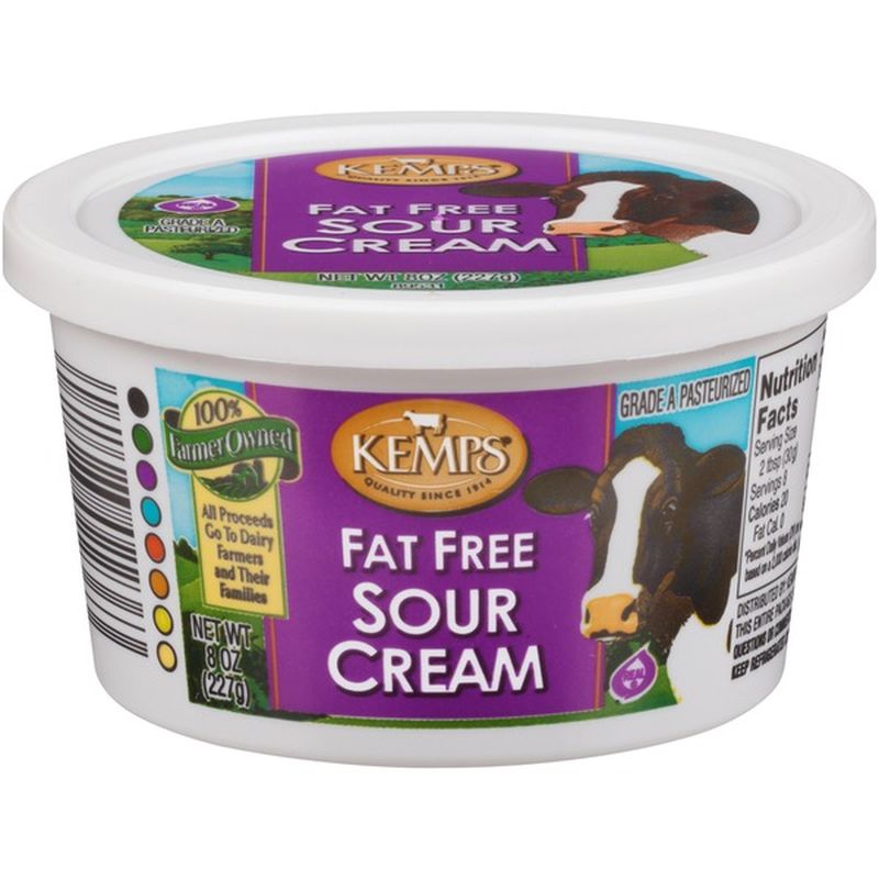 Kemps Fat Free Sour Cream (8 oz) - Instacart