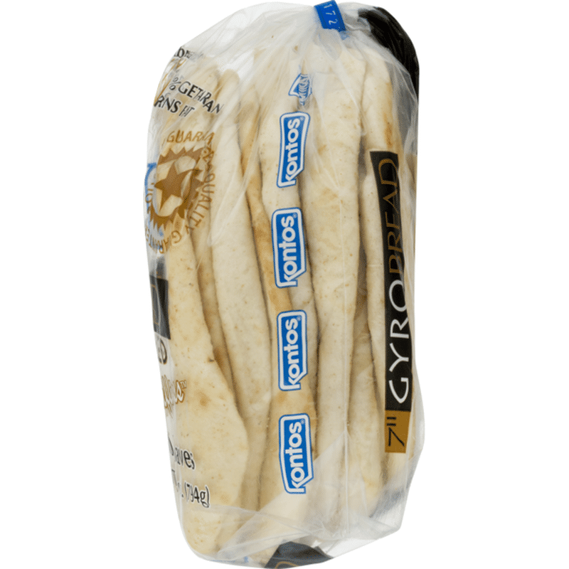 Kontos Gyro Bread Pre-Oiled - 10 CT (28 oz) - Instacart