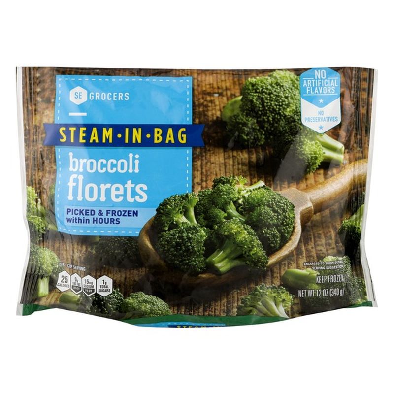 Southeastern Grocers Steam-In-Bag Broccoli Florets (12 oz) Delivery or ...
