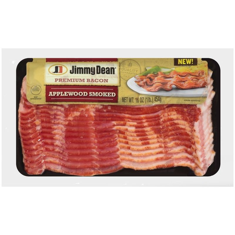 Jimmy Dean Applewood Smoked Premium Bacon (16 oz) - Instacart