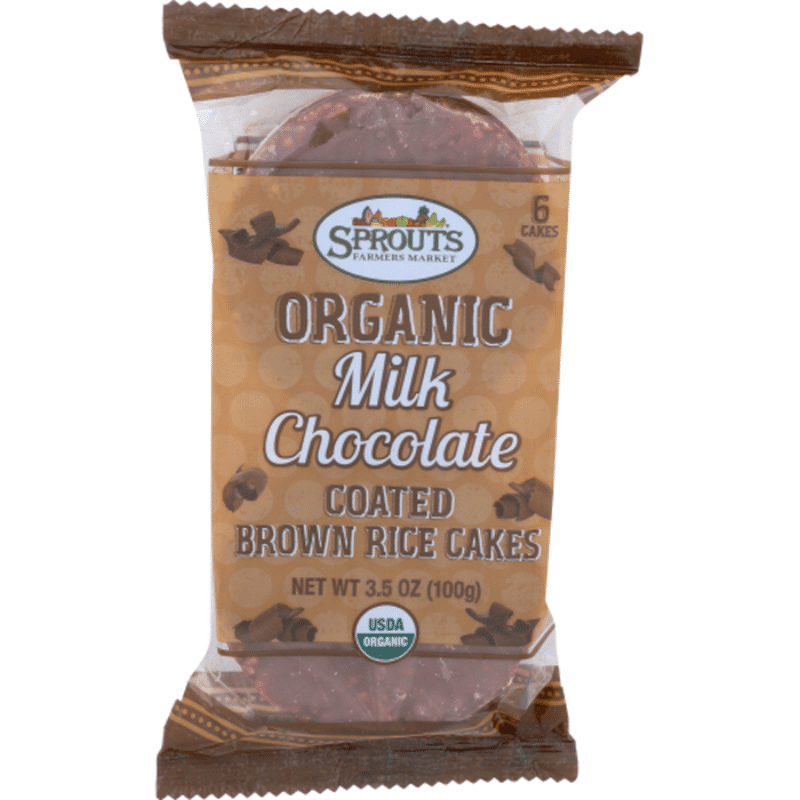 Sprouts Organic Milk Chocolate Rice Cakes (3.5 oz) - Instacart