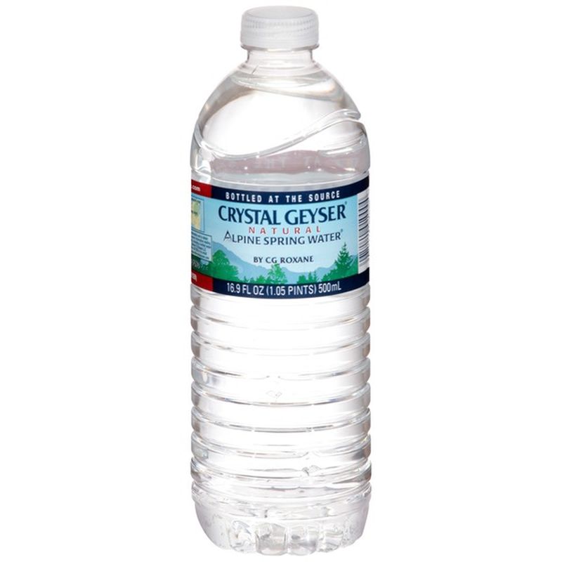 Crystal Geyser Alpine Spring Water Natural Alpine Spring Water (16.9 fl ...